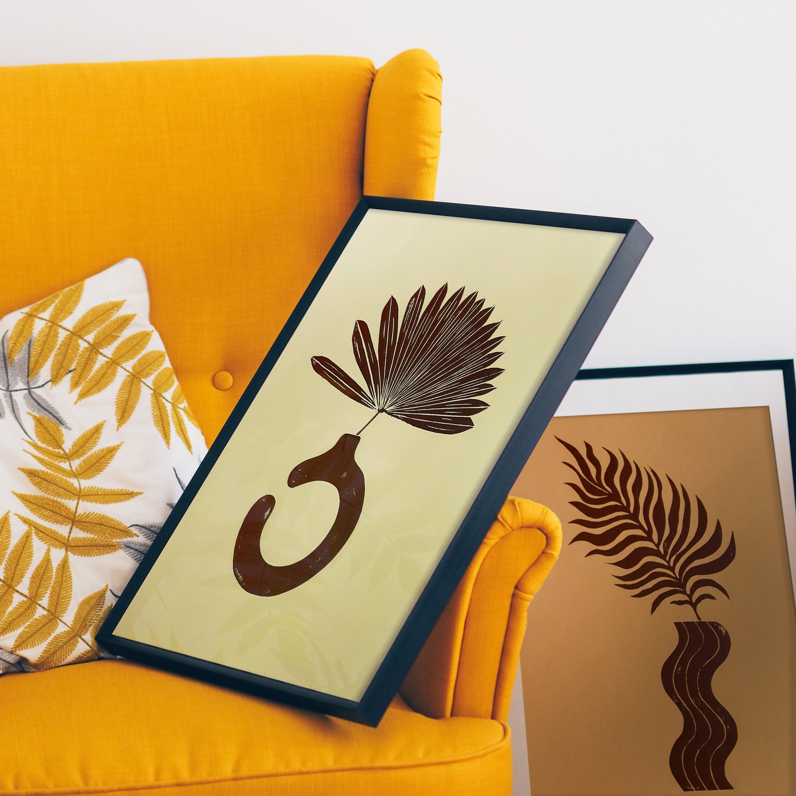 «Vasesess» - vases linocut prints – daashart